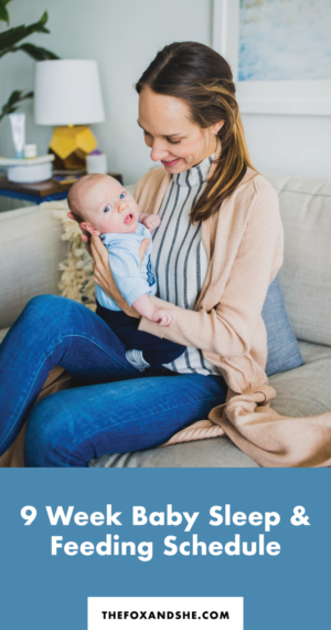 Babywise Baby Schedule 9 Weeks | The Fox & She | Modern Motherhood