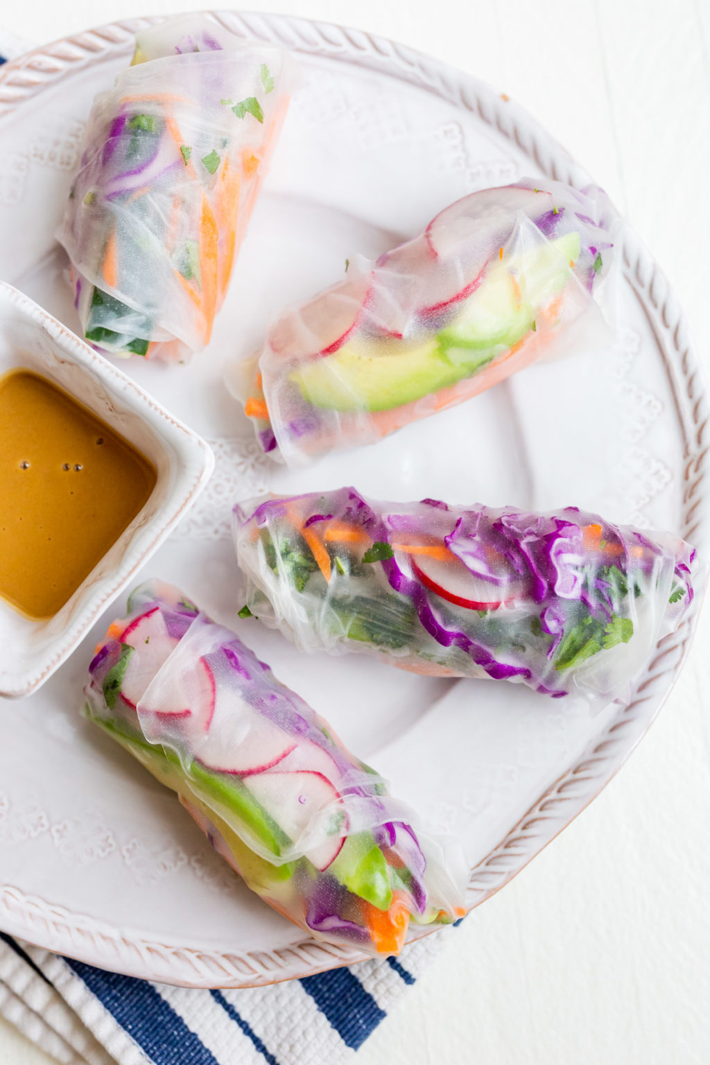 Easy Veggie Spring Rolls - The Fox & She | Lifestyle Blog