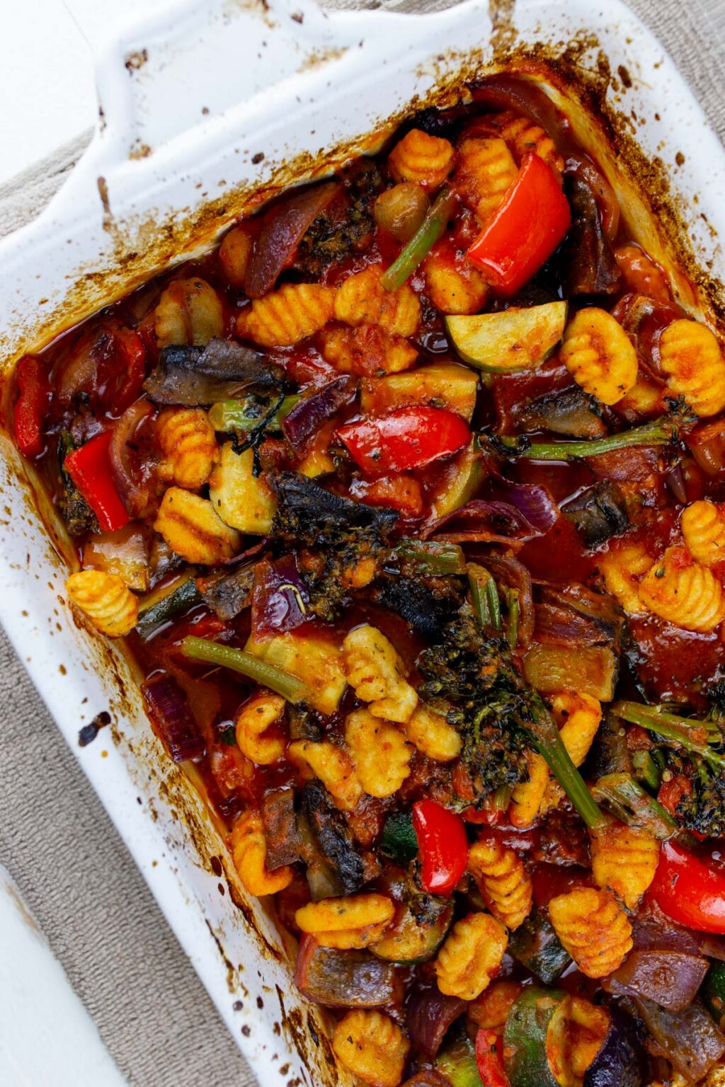 Easy Baked Gnocchi with Roasted Vegetables