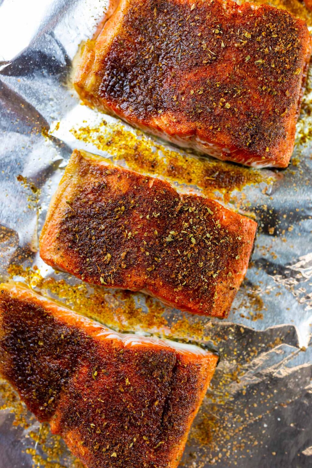 Easy Baked Salmon with Sweet & Smoky Rub